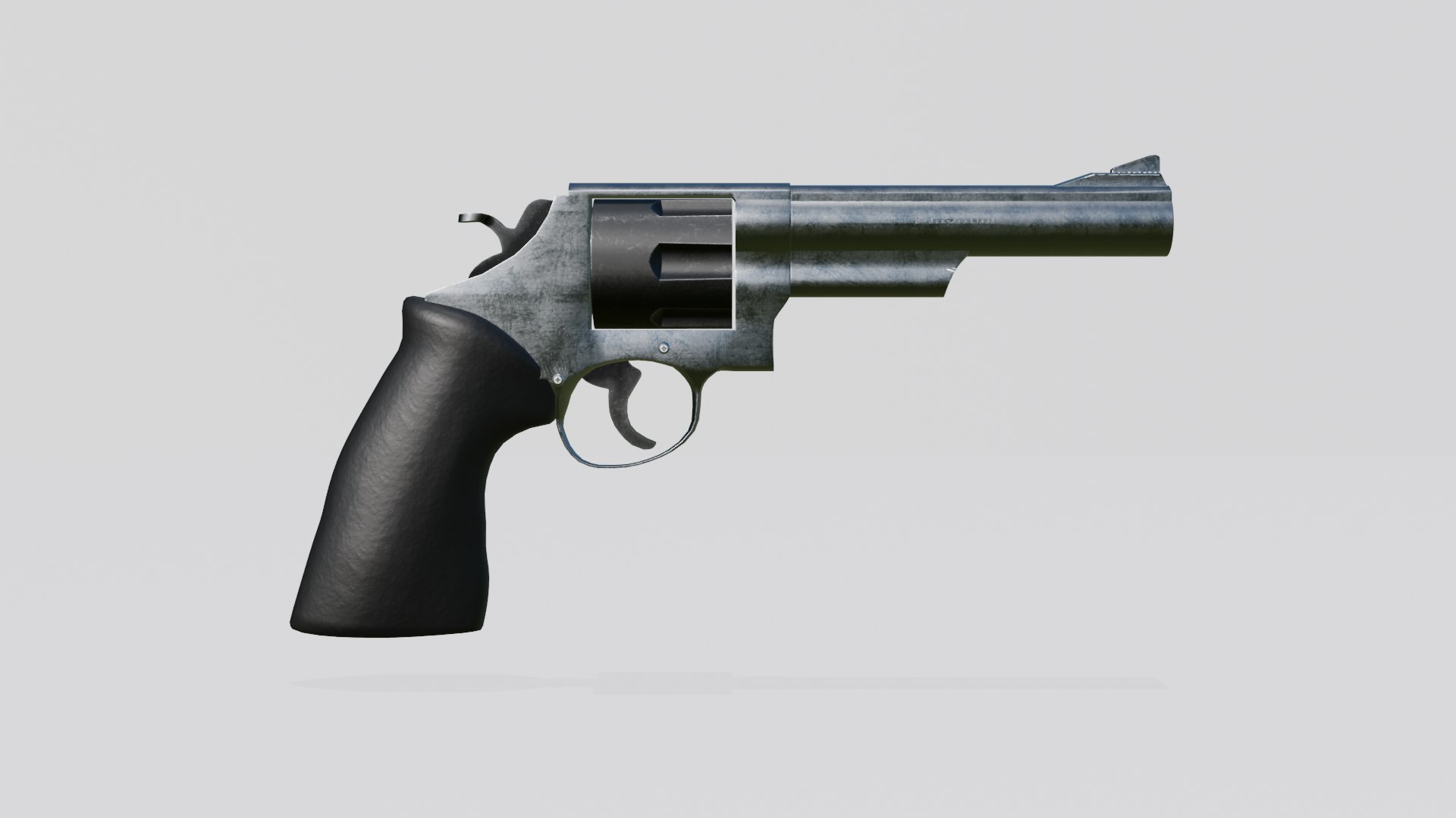 44 Magnum Revolver 3D - TurboSquid 2167988