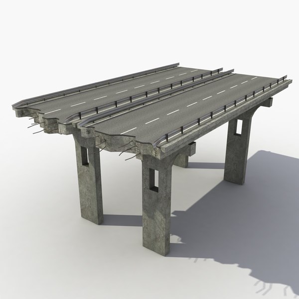 modeled highway 3d model