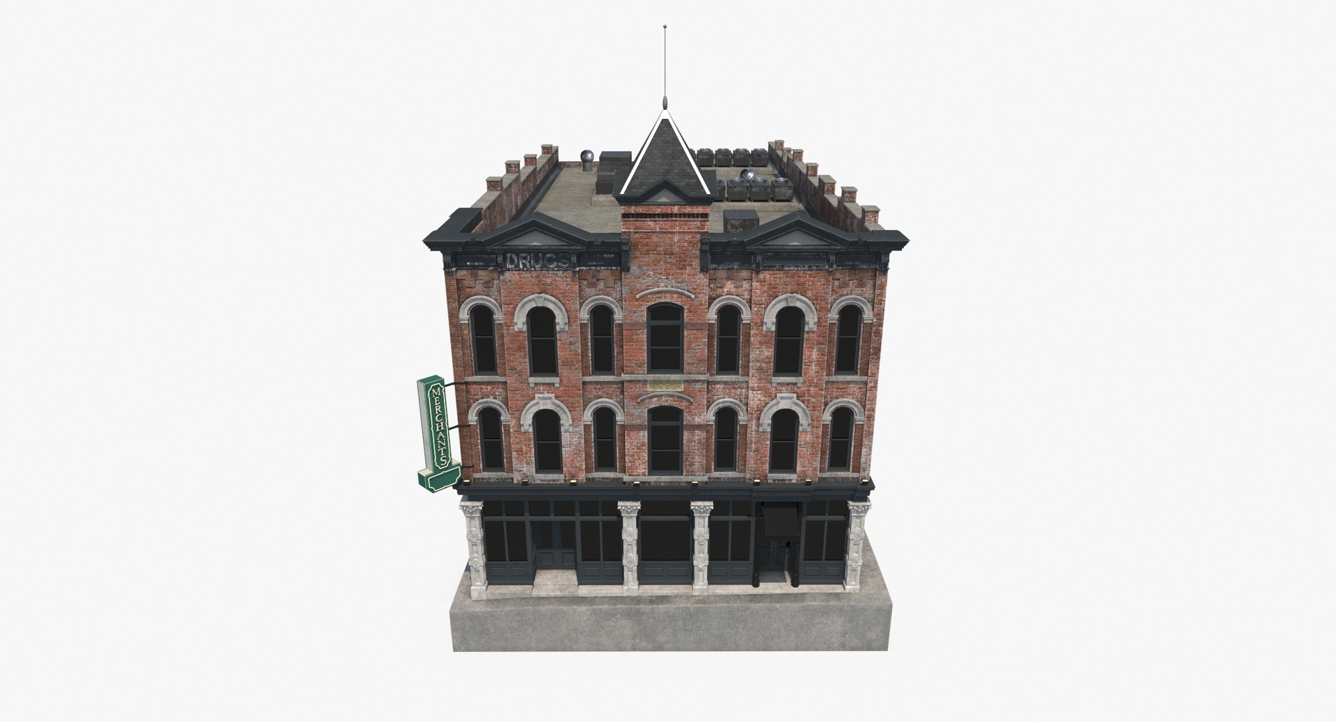Quaint Old Tavern Model - TurboSquid 2159229