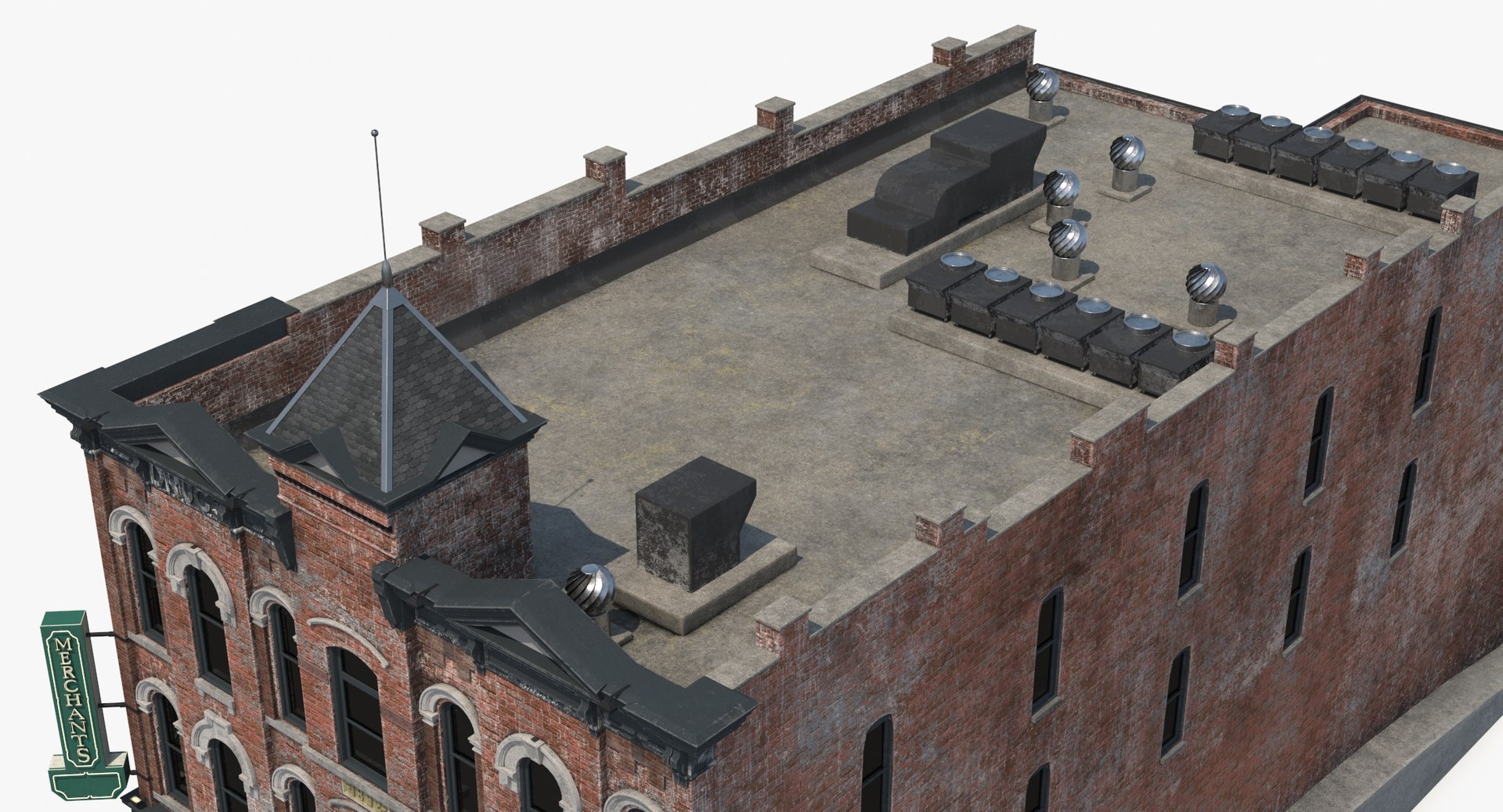 Quaint Old Tavern Model - TurboSquid 2159229