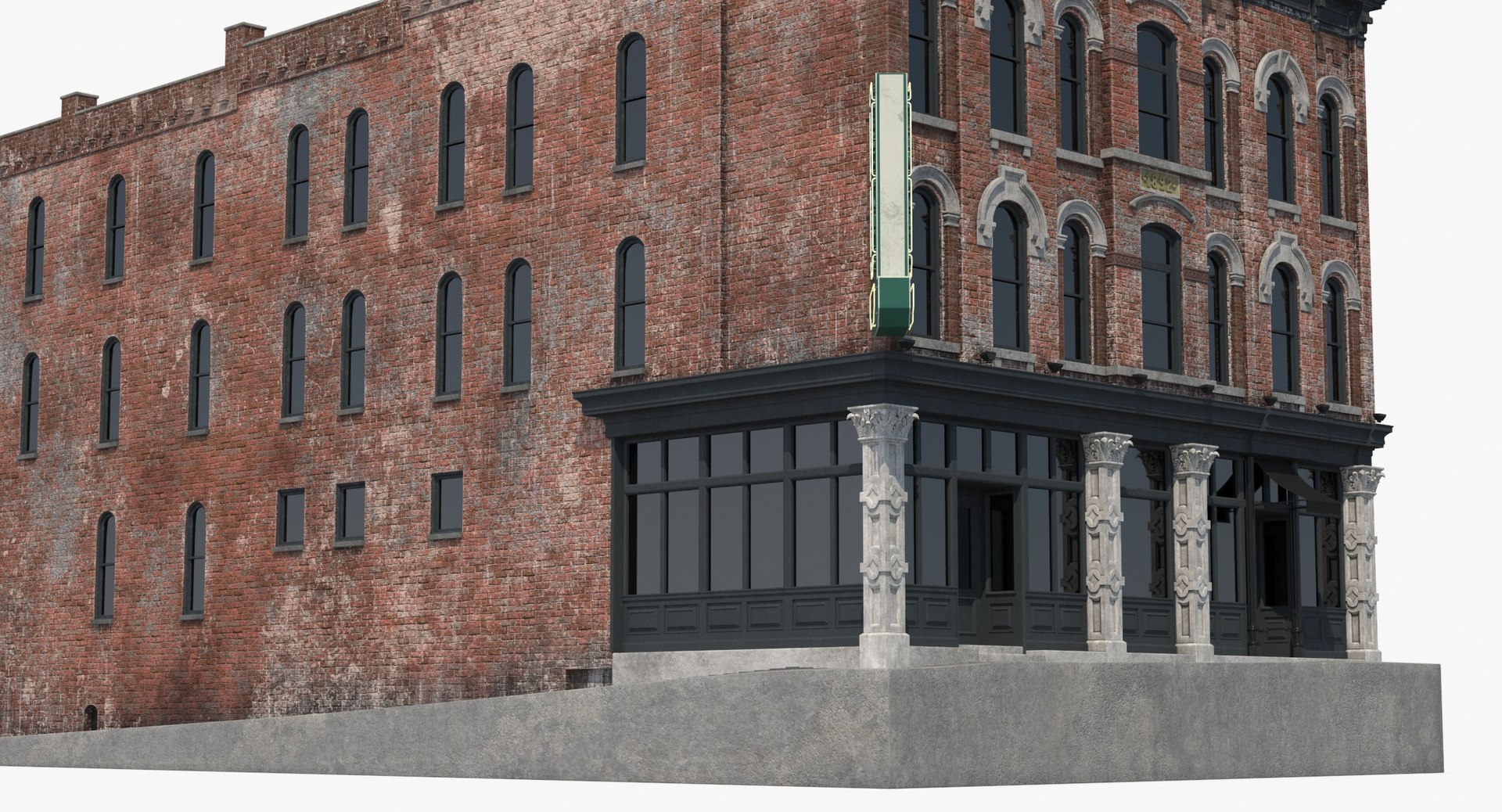 Quaint Old Tavern Model - TurboSquid 2159229