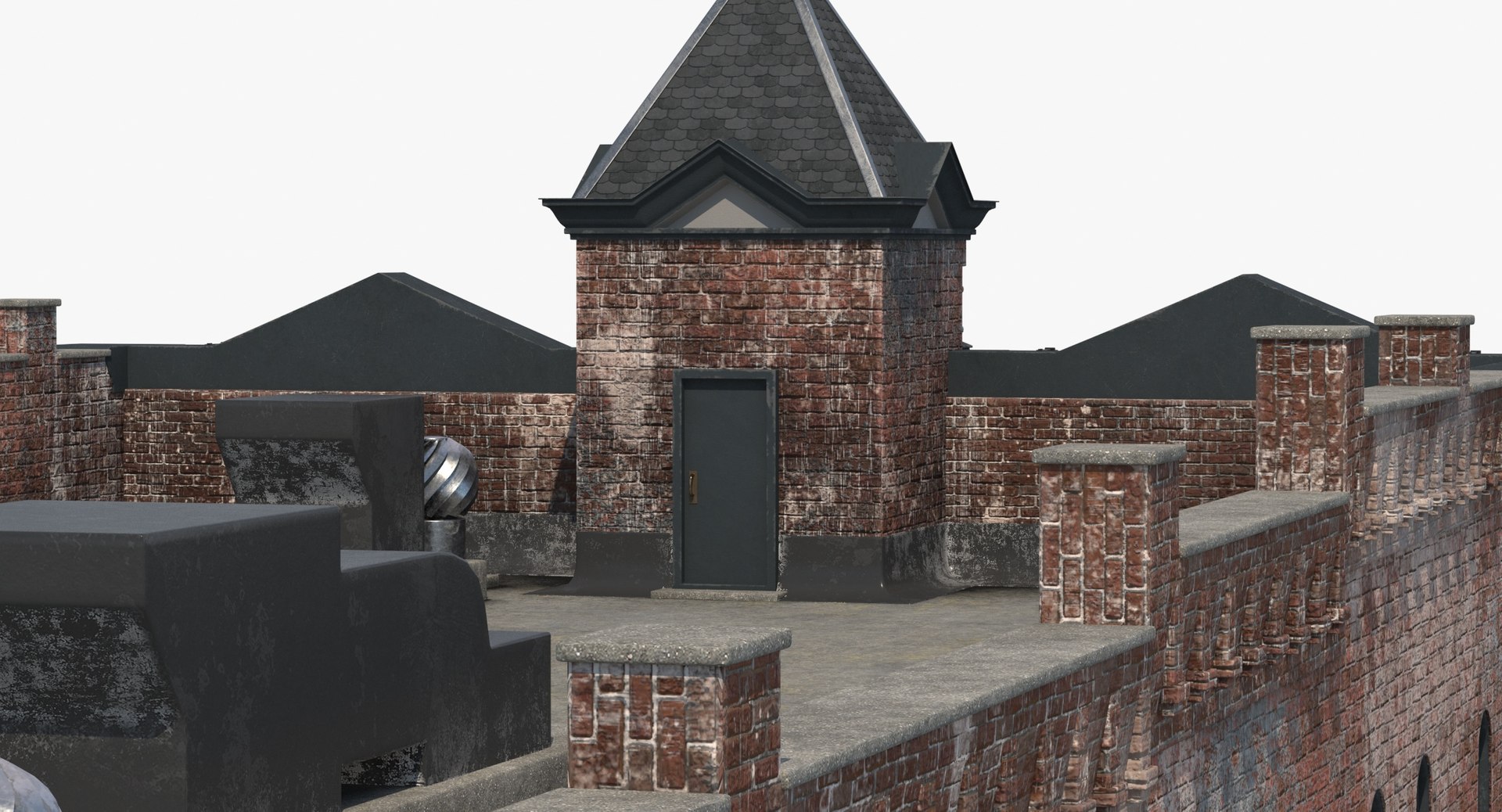 Quaint Old Tavern Model - TurboSquid 2159229