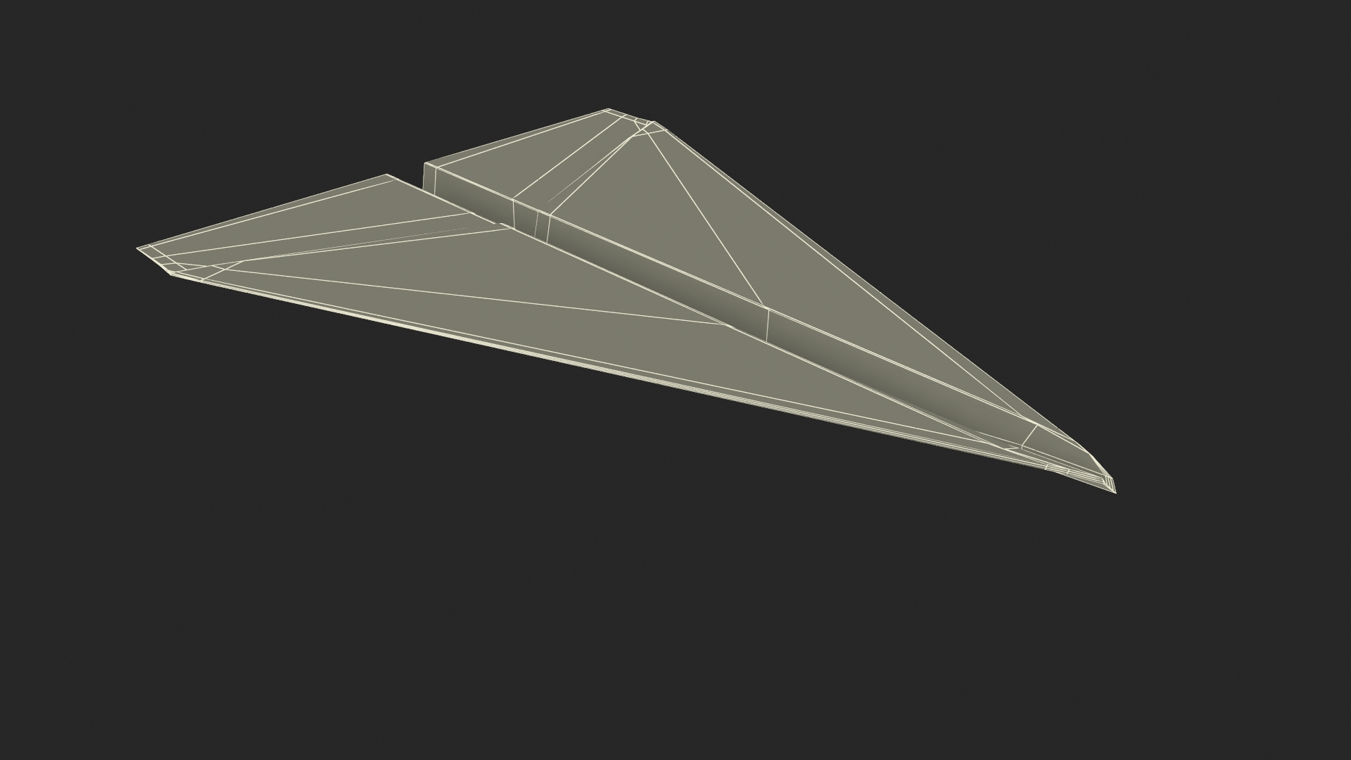 3D Realistic Paper Airplane Model - TurboSquid 2279731