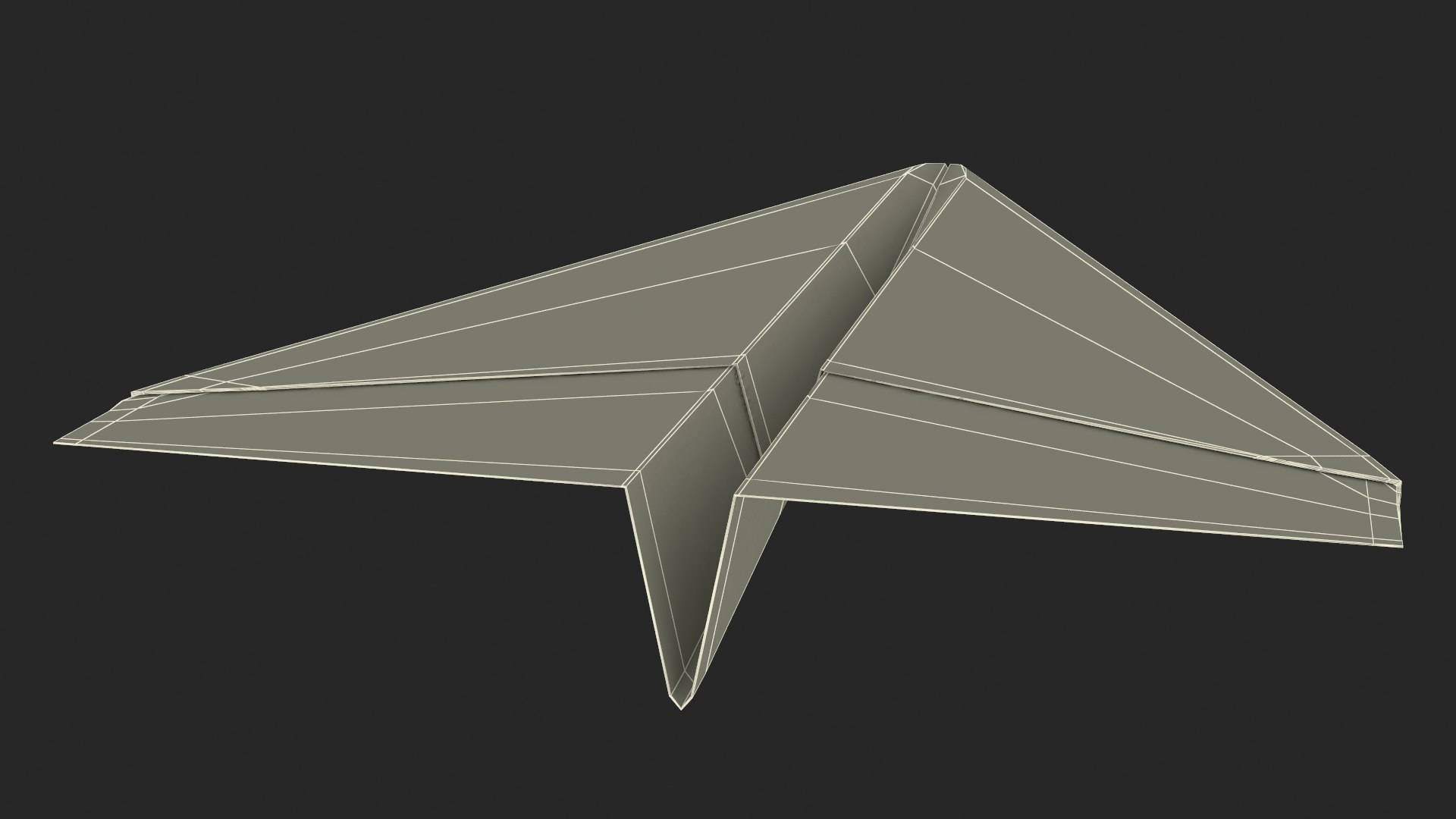3D Realistic Paper Airplane Model - TurboSquid 2279731