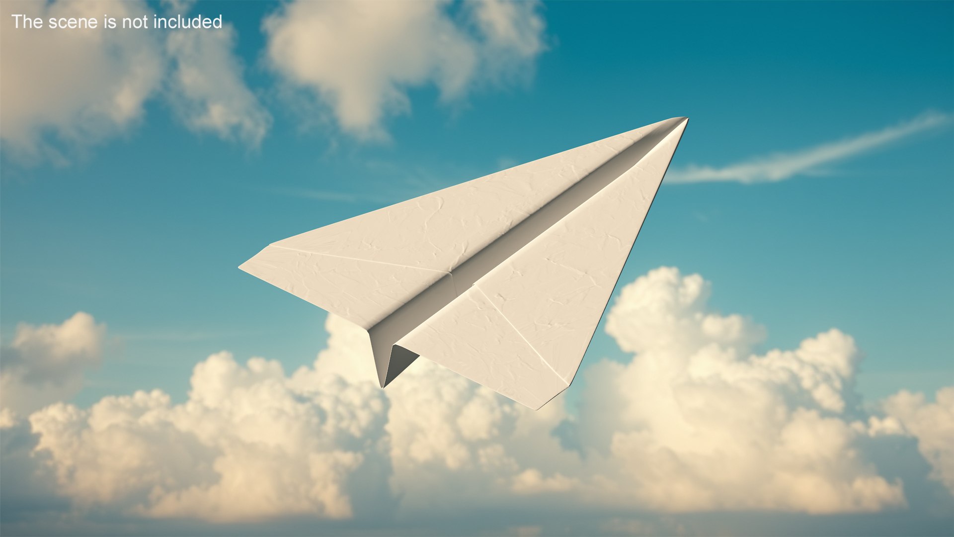 3D Realistic Paper Airplane Model - TurboSquid 2279731