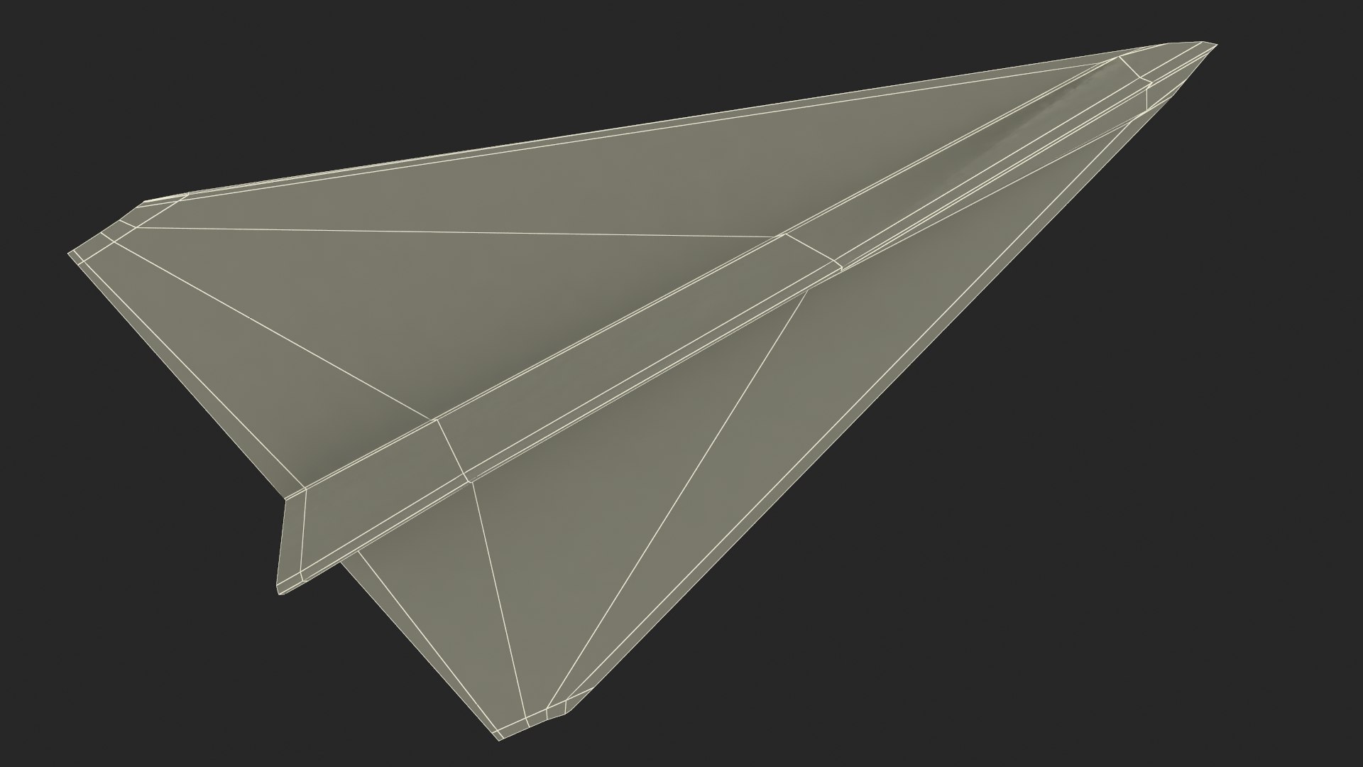 3D Realistic Paper Airplane Model - TurboSquid 2279731