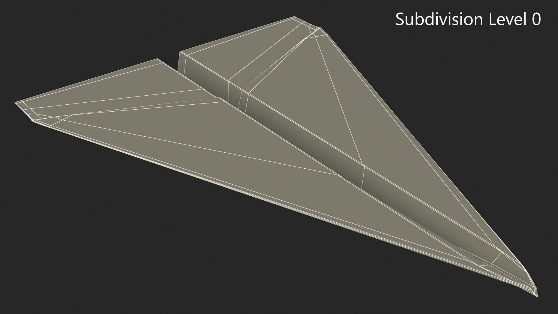3D Realistic Paper Airplane Model - TurboSquid 2279731