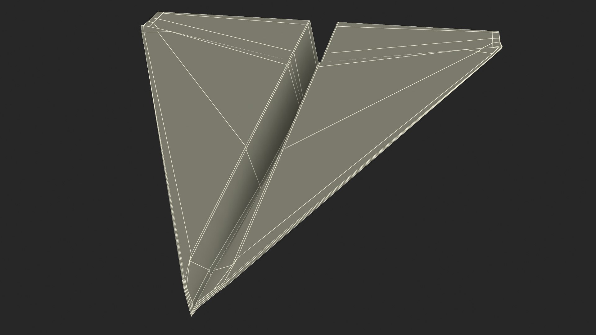 3D Realistic Paper Airplane Model - TurboSquid 2279731