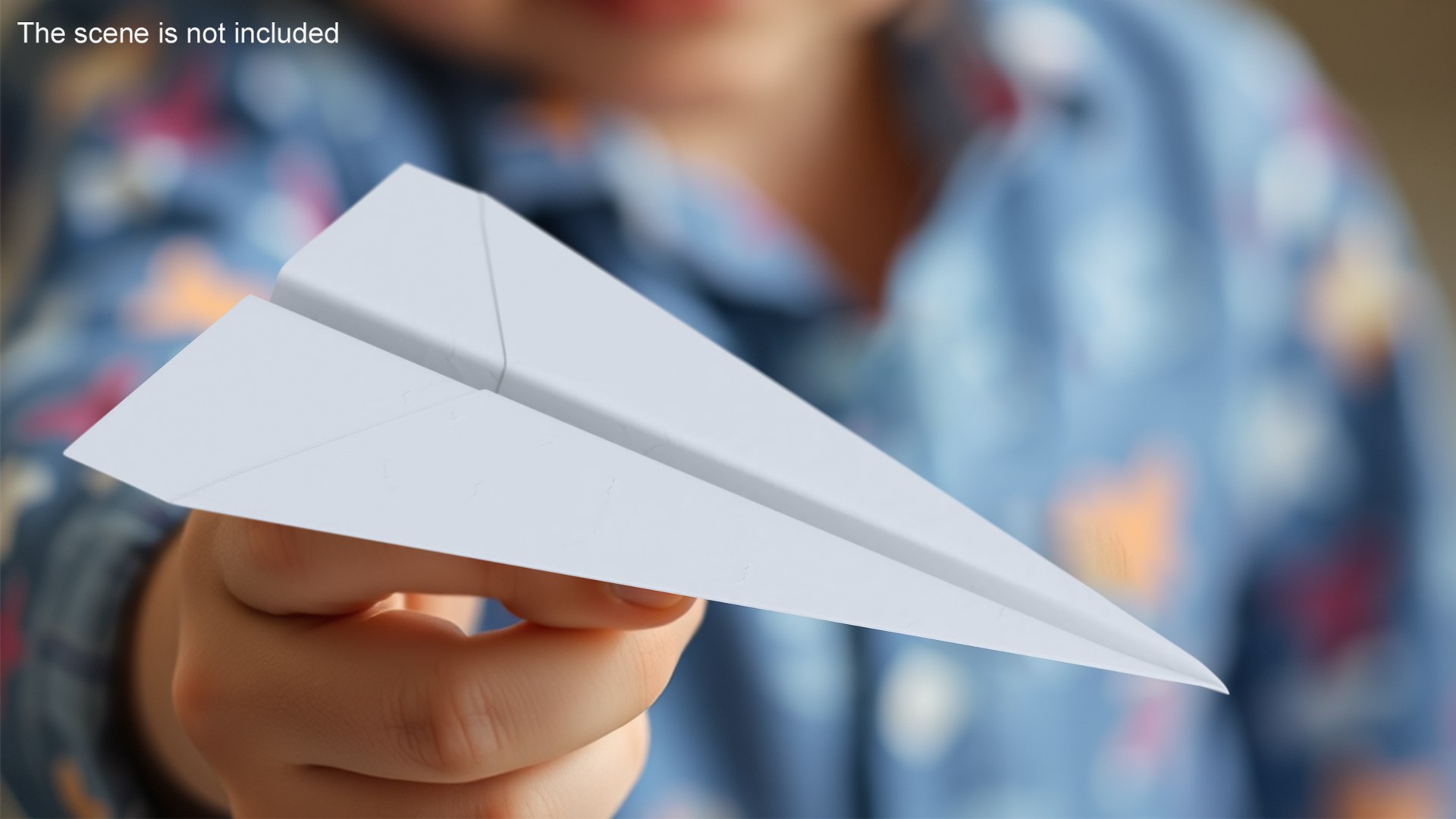 3D Realistic Paper Airplane Model - TurboSquid 2279731