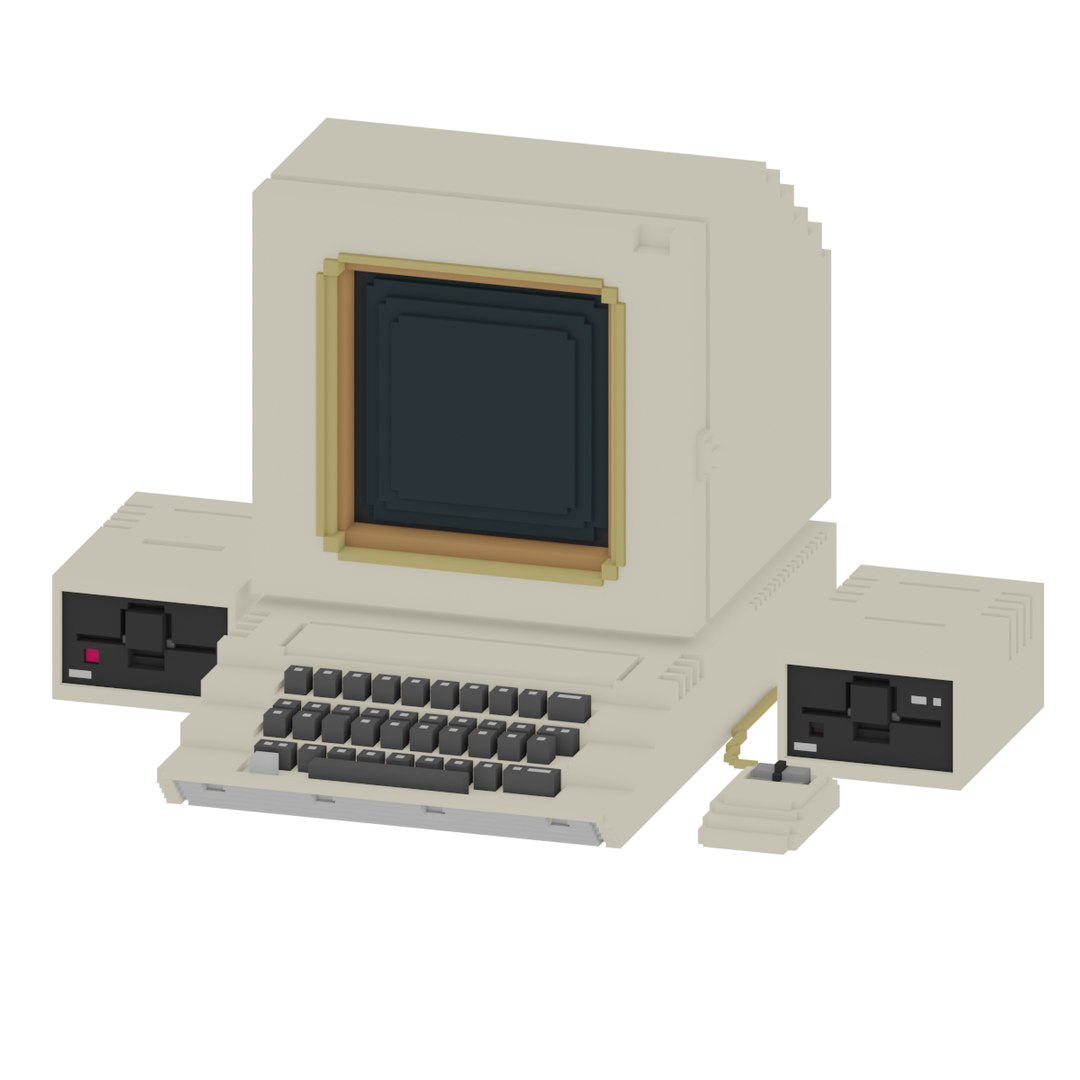 3D Pc Voxel - TurboSquid 1584420