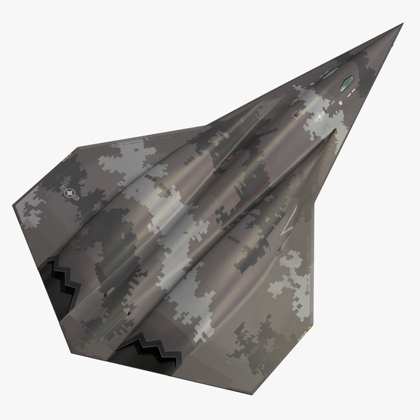 3D модель Вымышленный истребитель Jet Camo II - TurboSquid 2132319