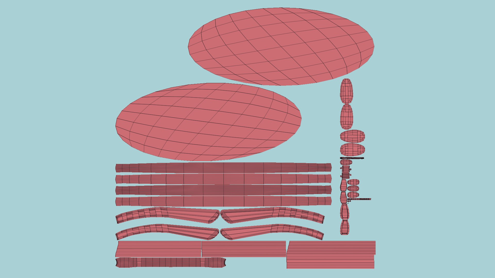 3D Sunglass F02 Golden Red - Character Design Fashion Model - TurboSquid 1954294