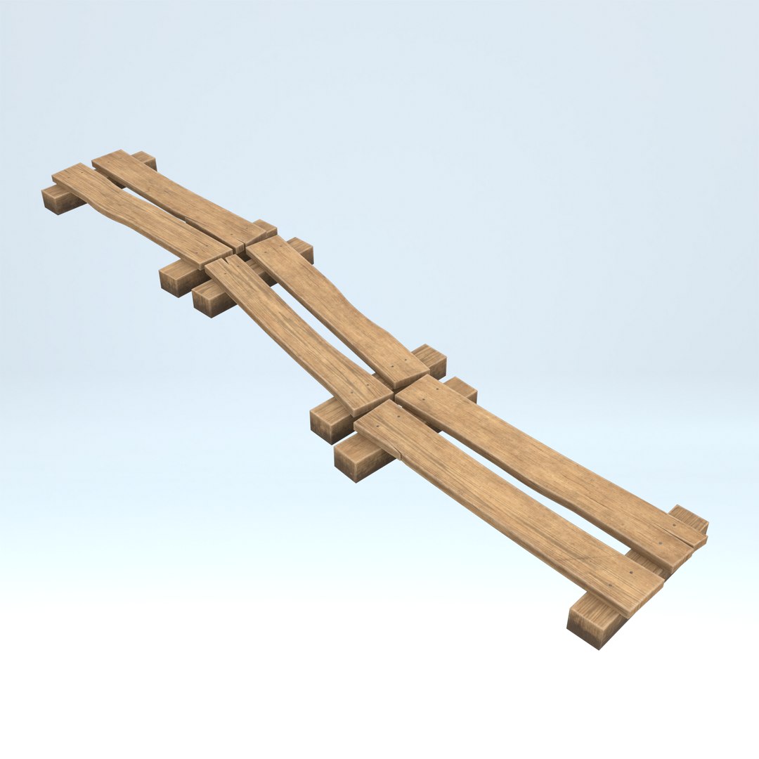 3D Bog Bridge - TurboSquid 2414071