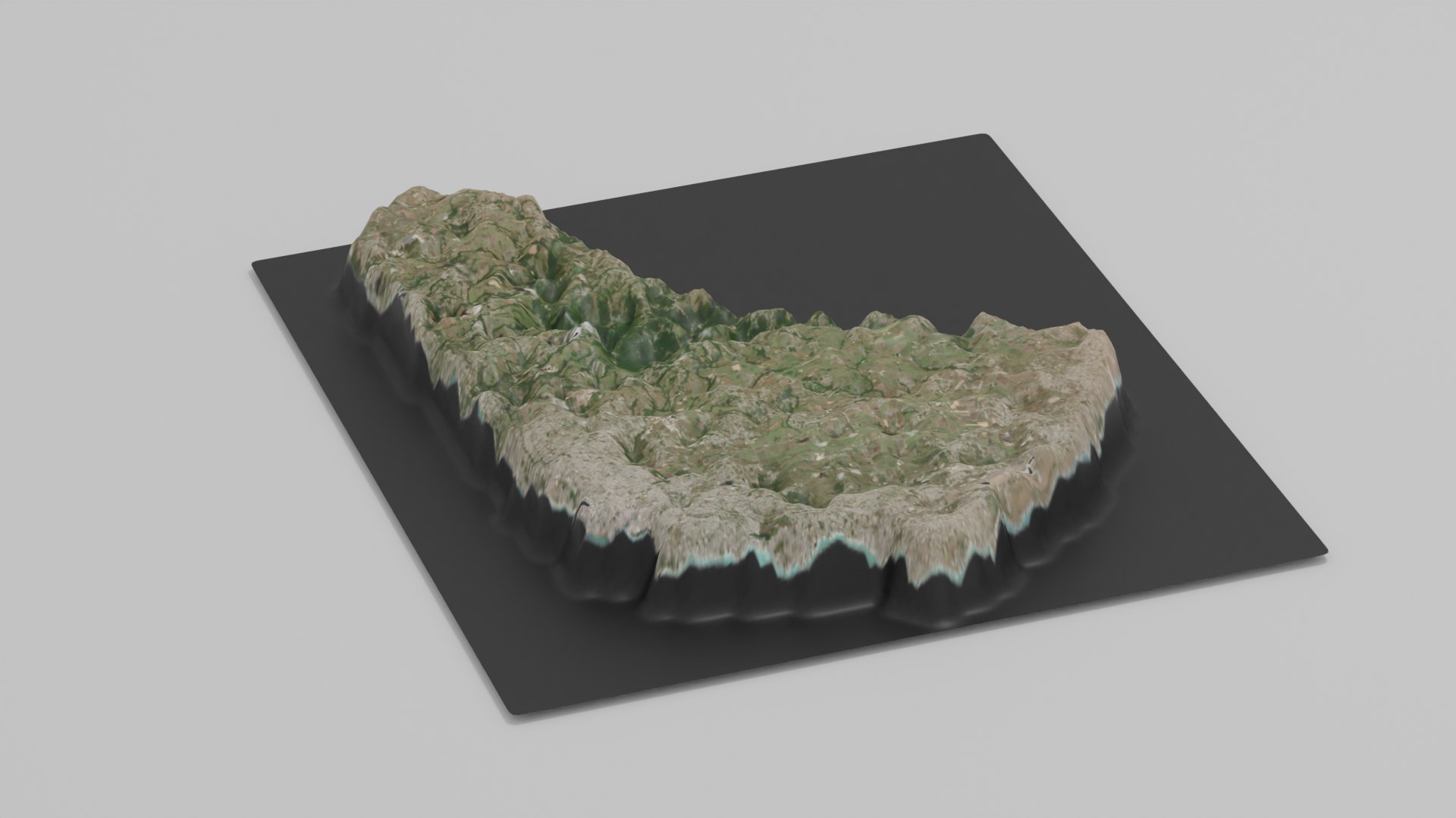 3D Barbados Map Country model - TurboSquid 2075166