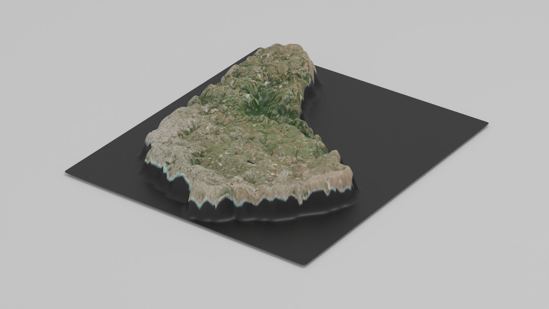 3D Barbados Map Country model - TurboSquid 2075166