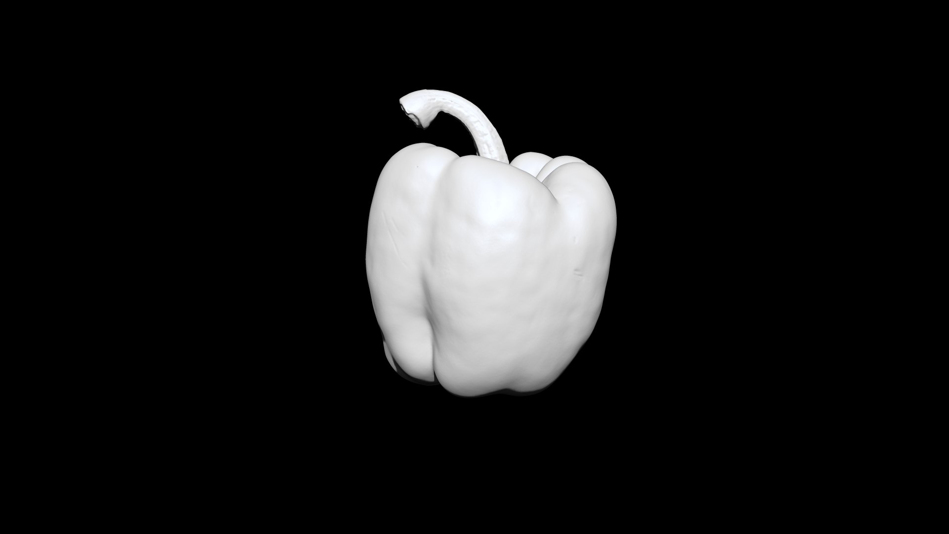 3D Red Paprika 3D CT Scan model Decimate 80percent Model - TurboSquid ...