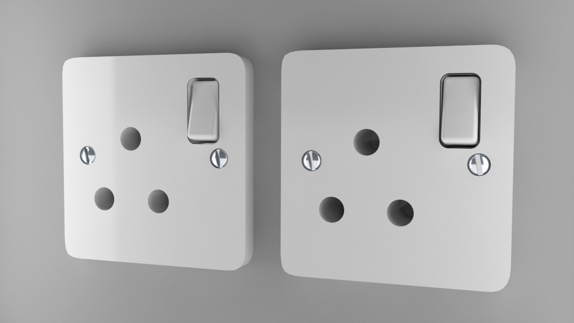 Power Outlet V3 3d Model