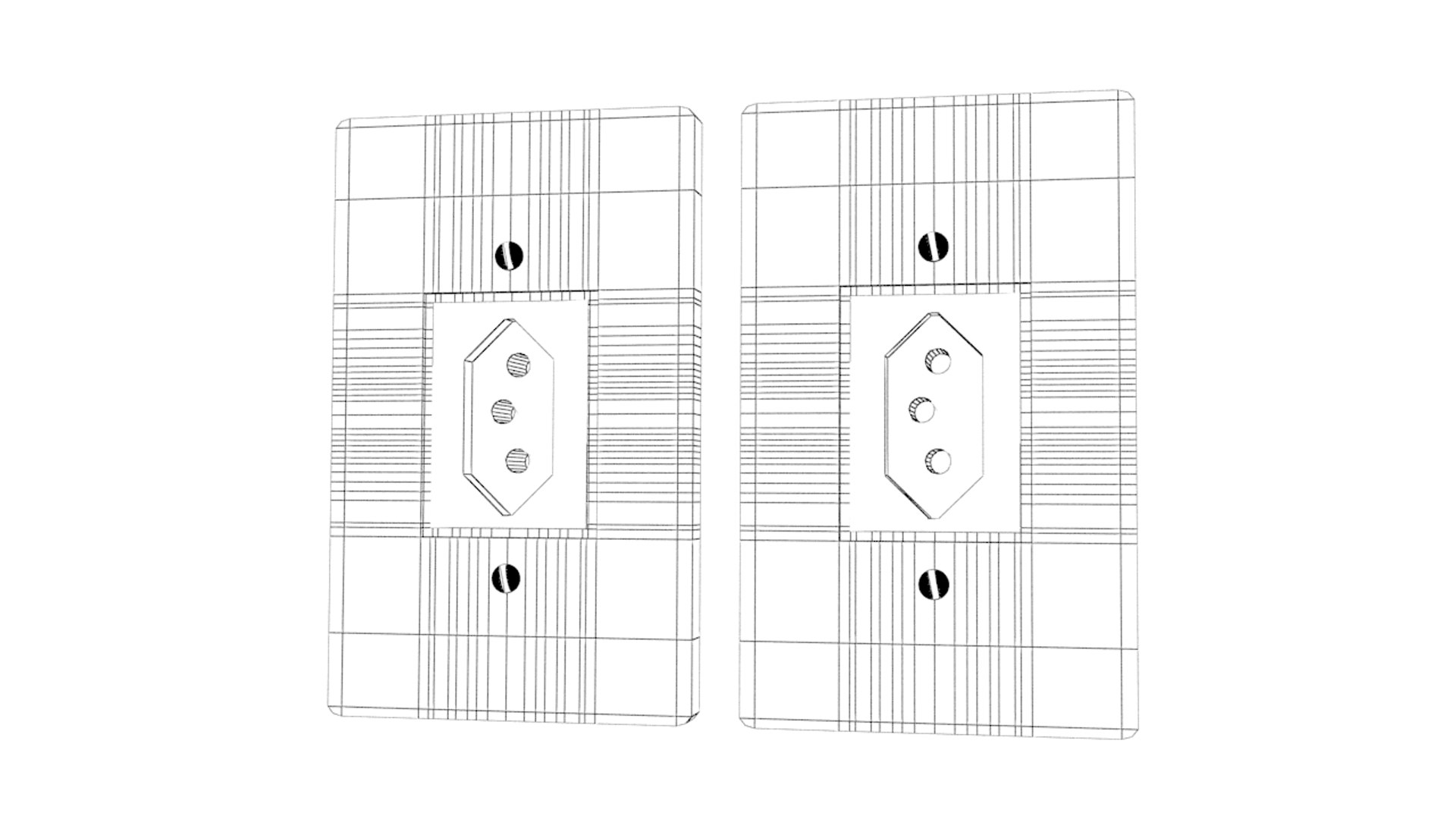 Power Outlet V3 3d Model