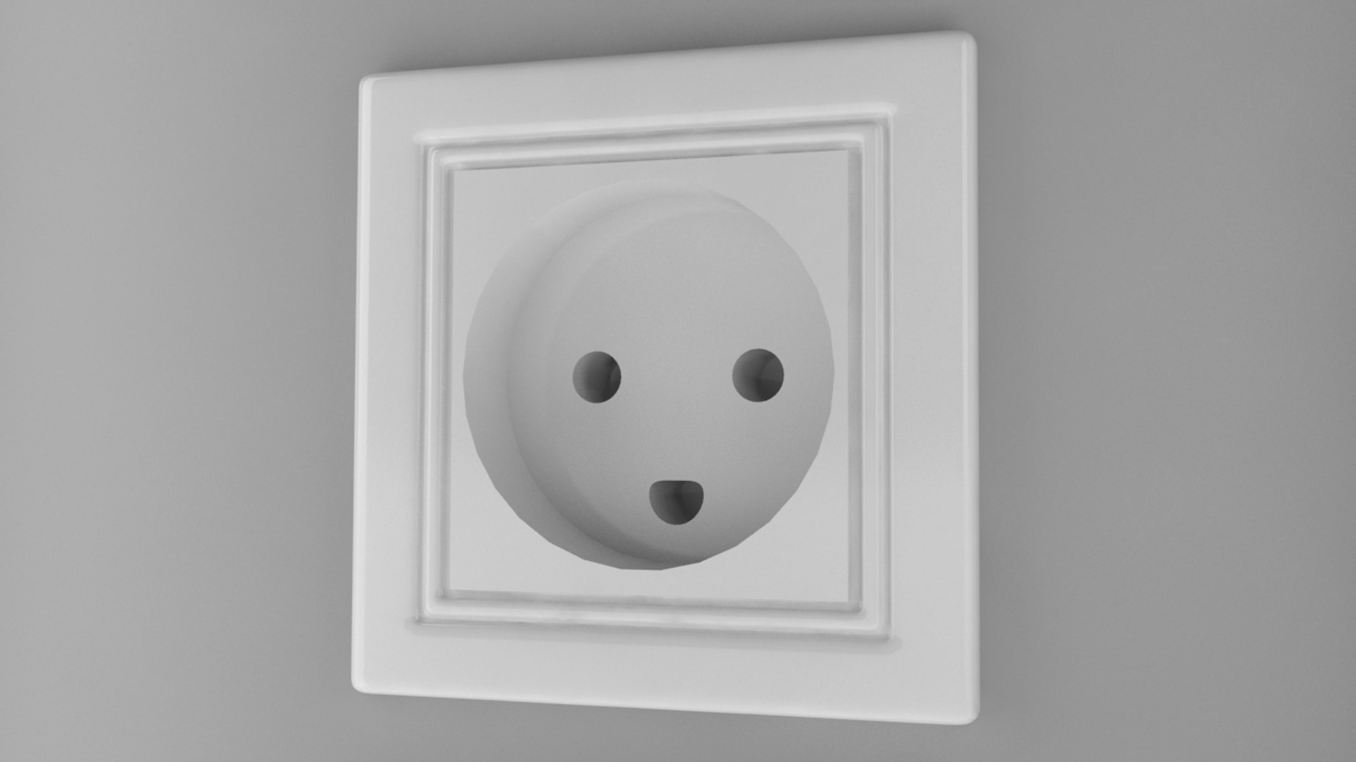 Power Outlet V3 3d Model
