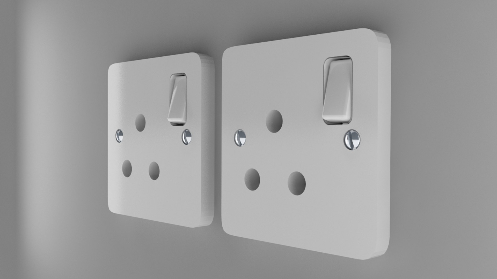 Power Outlet V3 3d Model