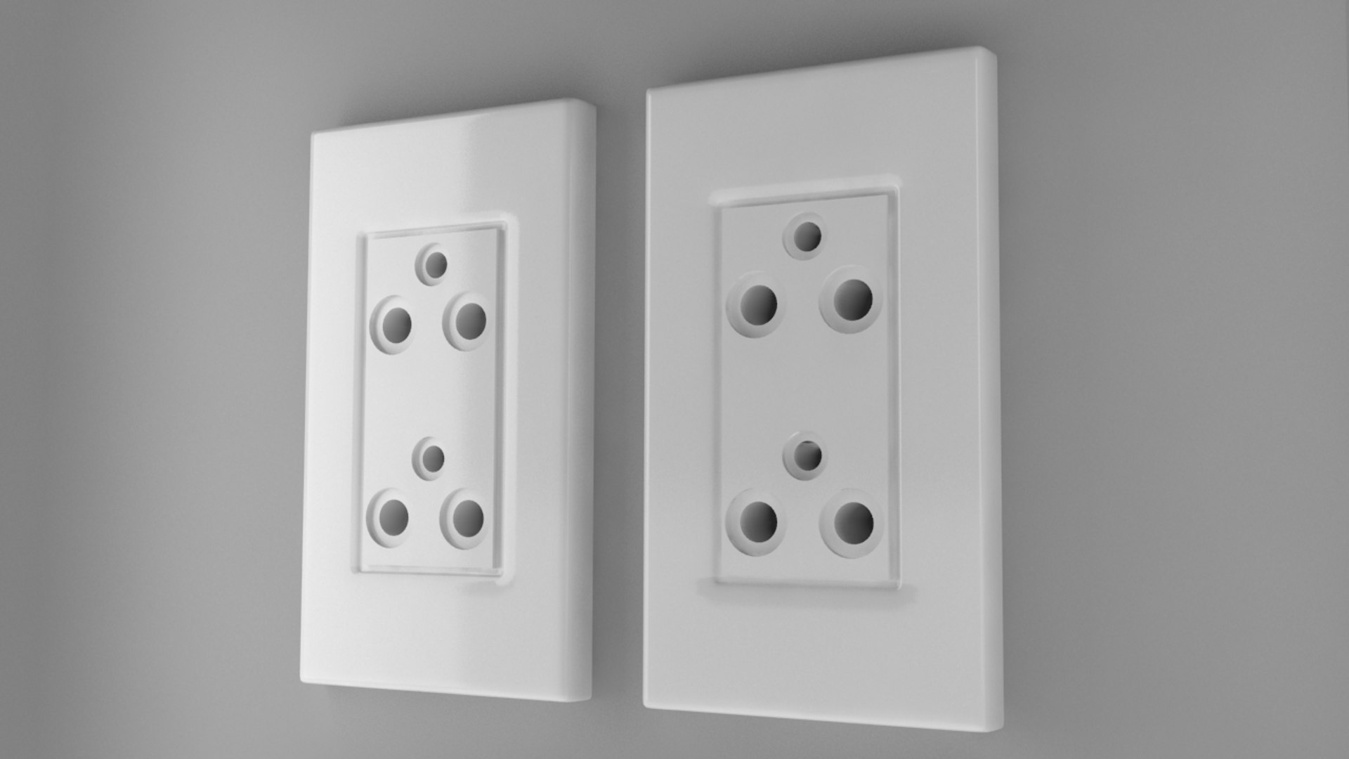 Power Outlet V3 3d Model