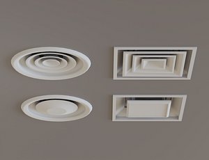 3ds Max Ceiling Vents