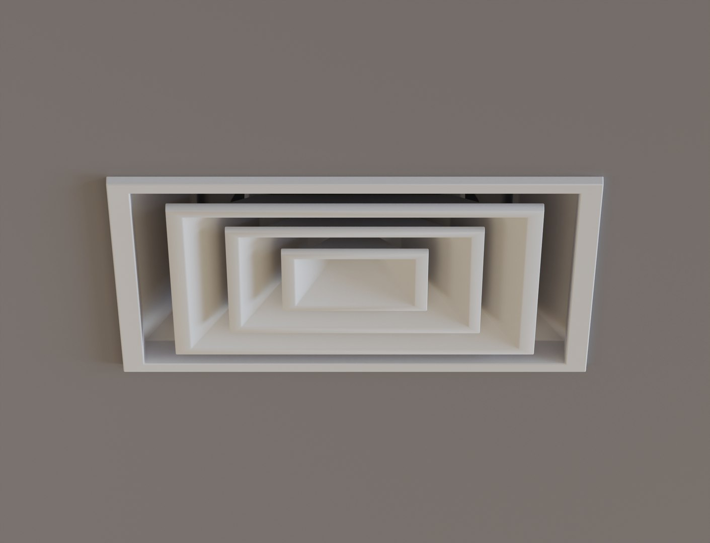 3D Low Poly Mechanical Ventilation With Heat Recovery A Visible Blowing ...