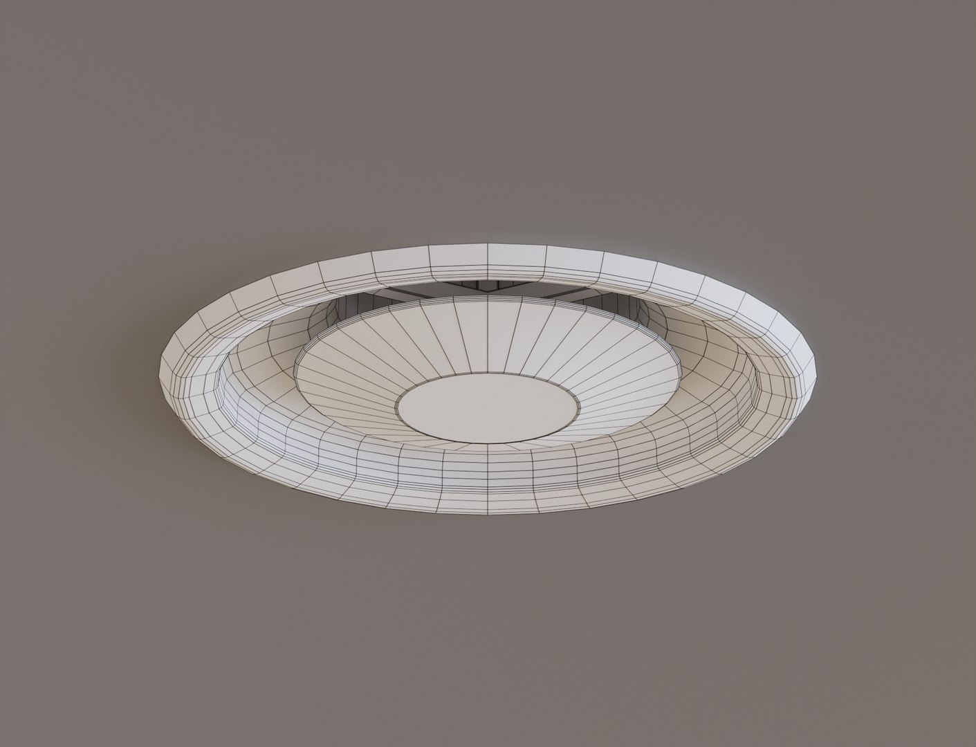 3D Low Poly Mechanical Ventilation With Heat Recovery A Visible Blowing ...
