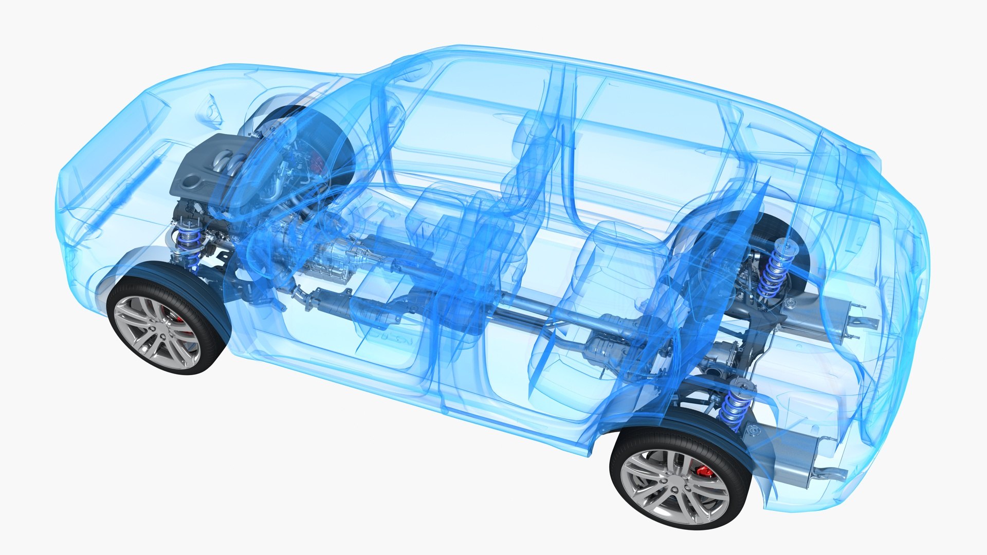 SUV Chassis X-Ray Collection Model - TurboSquid 2053160