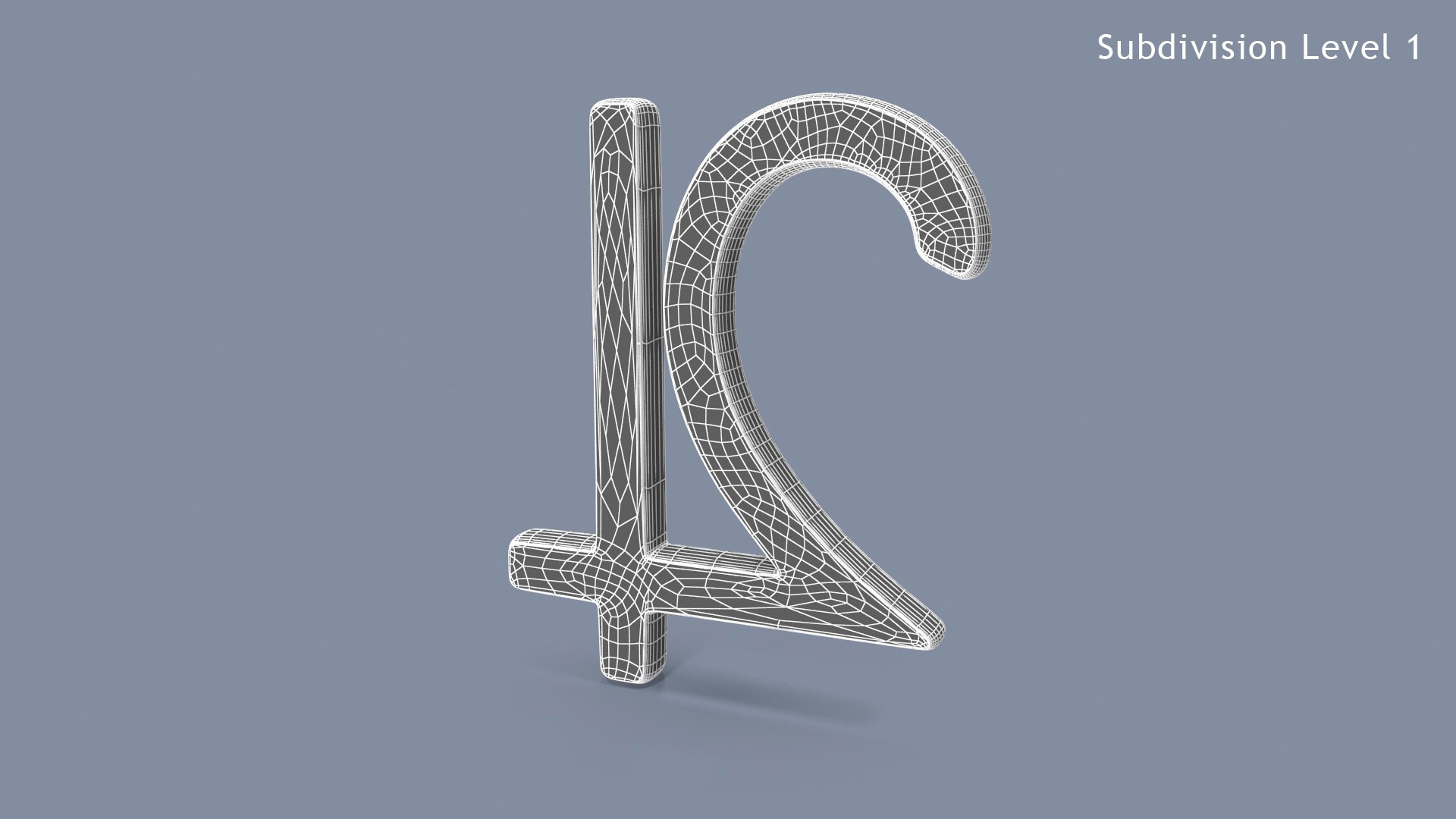 3D Jupiter Astrological Symbols Gold - TurboSquid 2056232