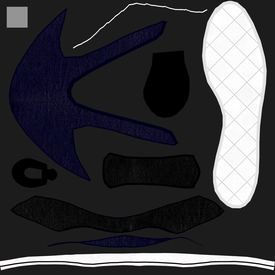 3D Sneaker Shoe Model - TurboSquid 1505242