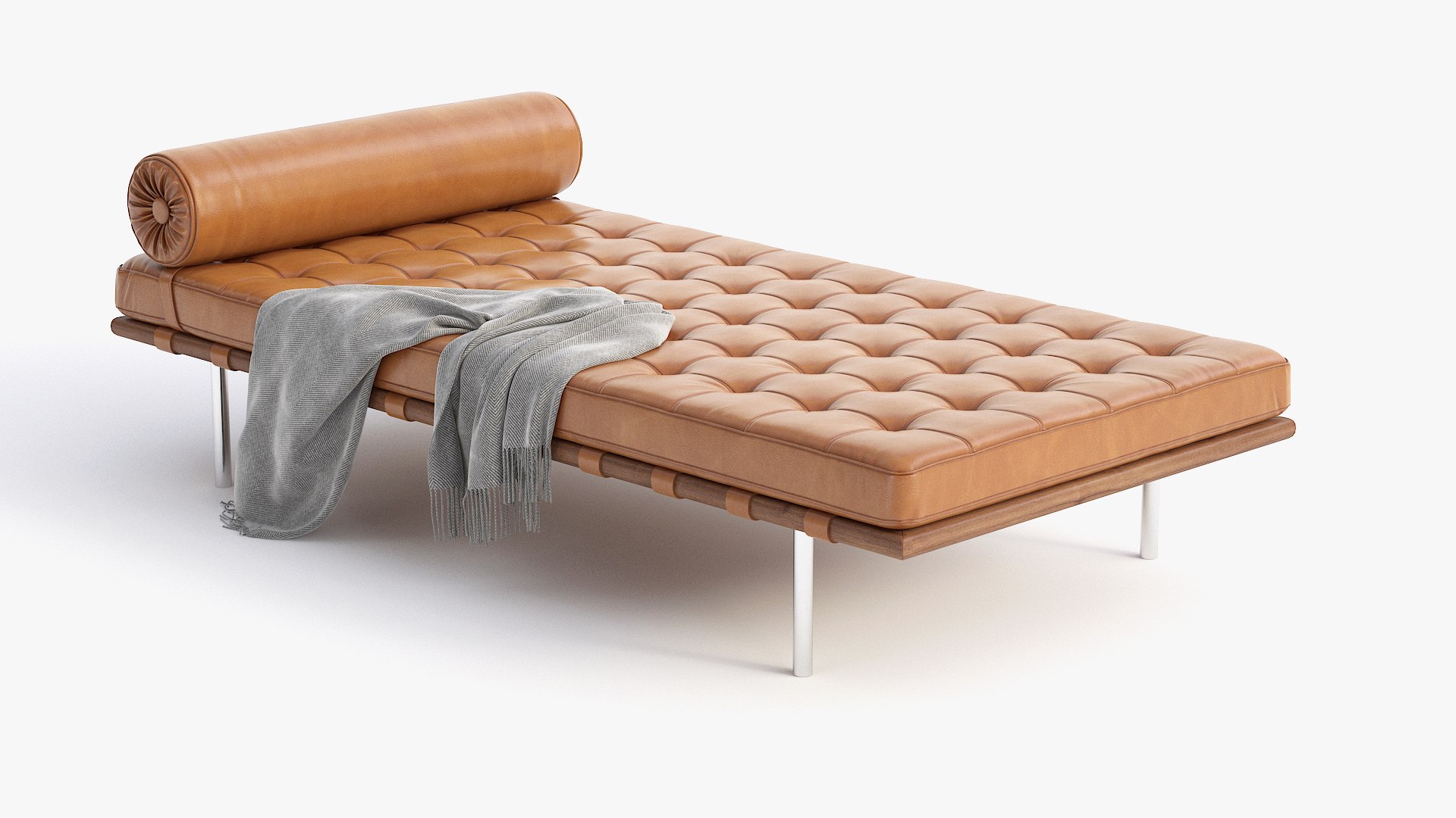 3D Model Barcelona Daybed - TurboSquid 1947526