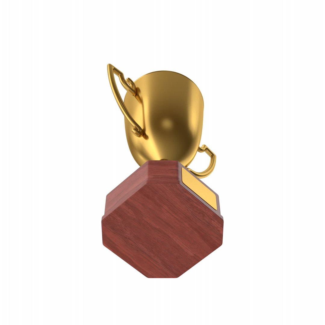 3D Gold Trophy Cup Model - TurboSquid 1933864