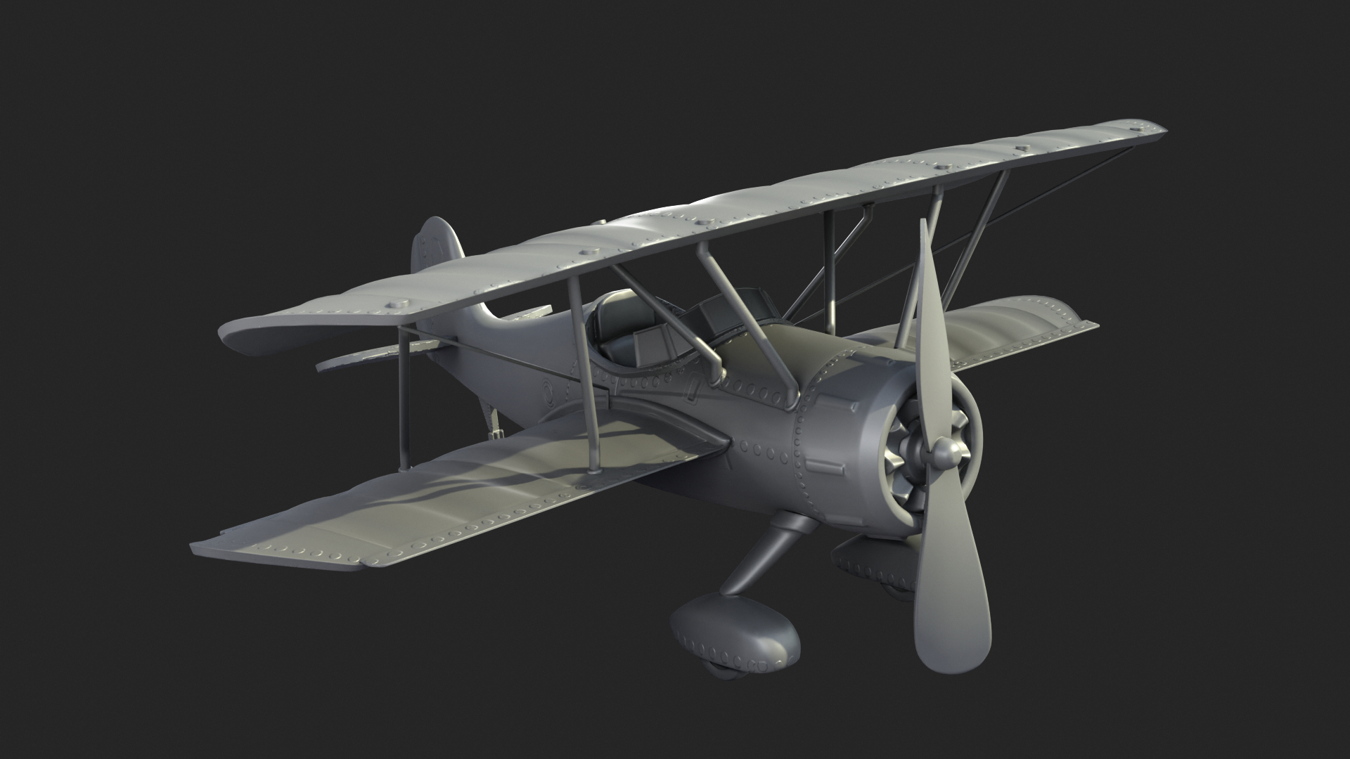 3D model Mighty Hawk Aircraft 3D model - TurboSquid 1988511