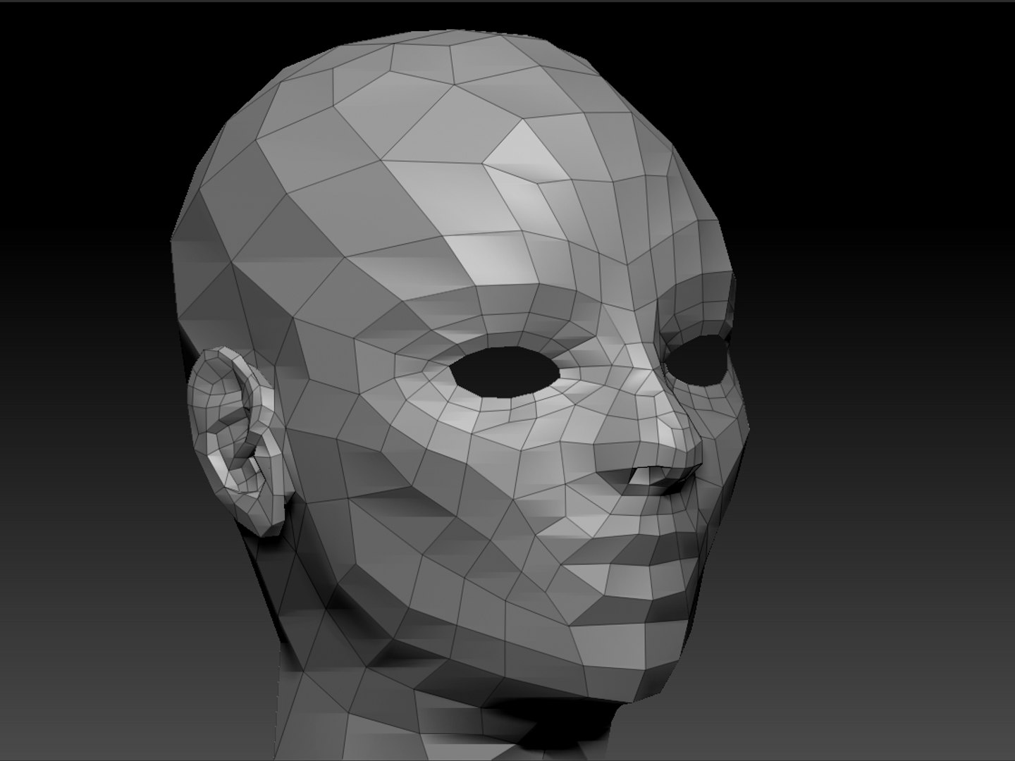 3d Model Strong Woman