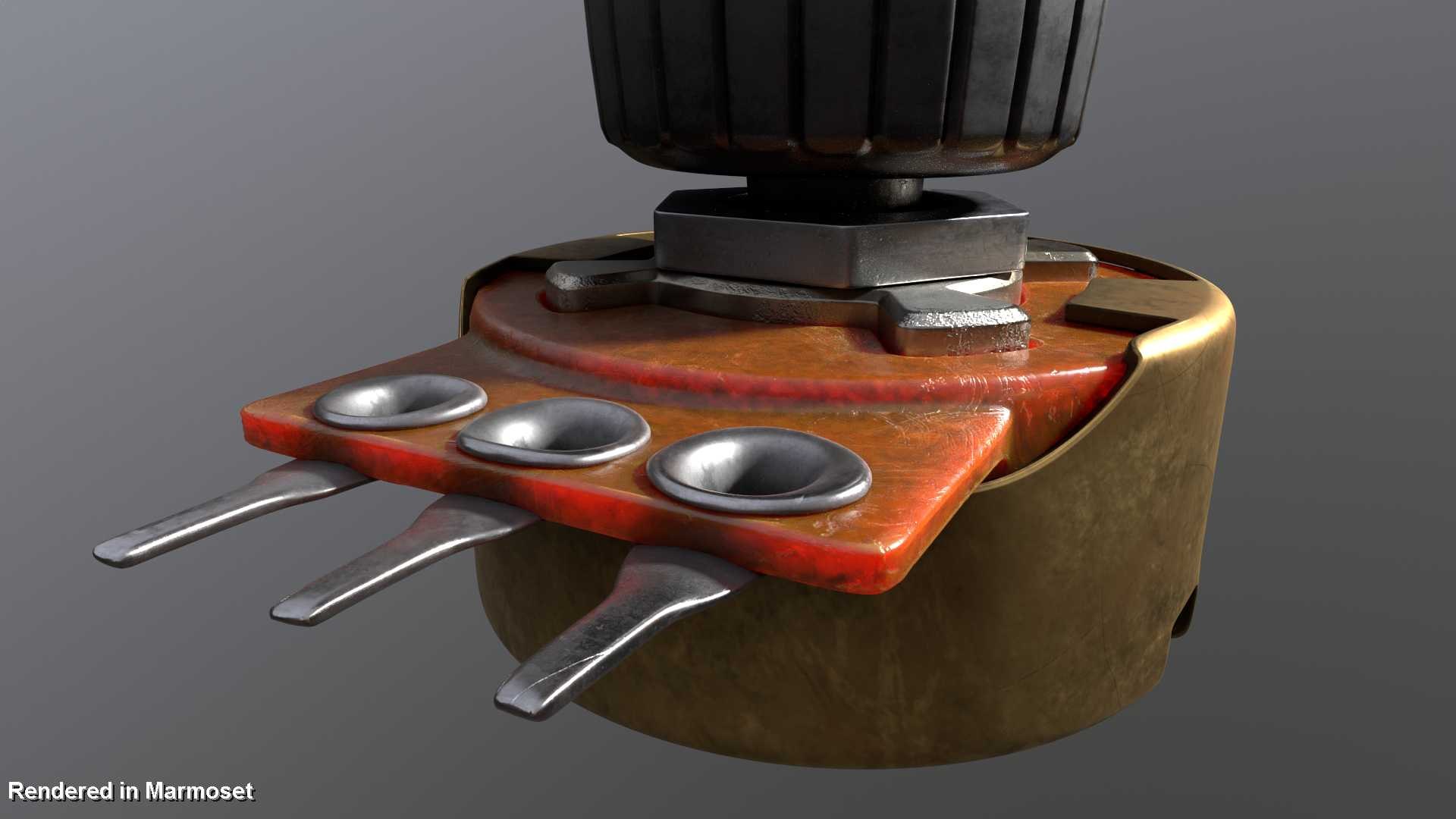 Rotary Potentiometer 3D Model - TurboSquid 1873504