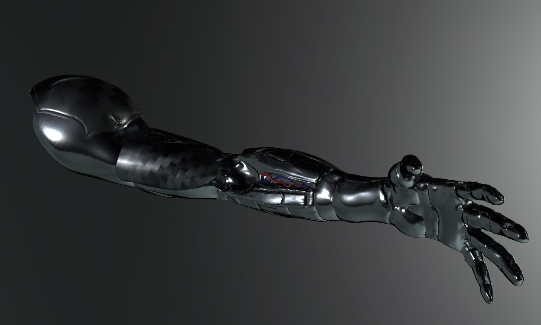 3D Futuristic Robotic Arm Armor - TurboSquid 1910358