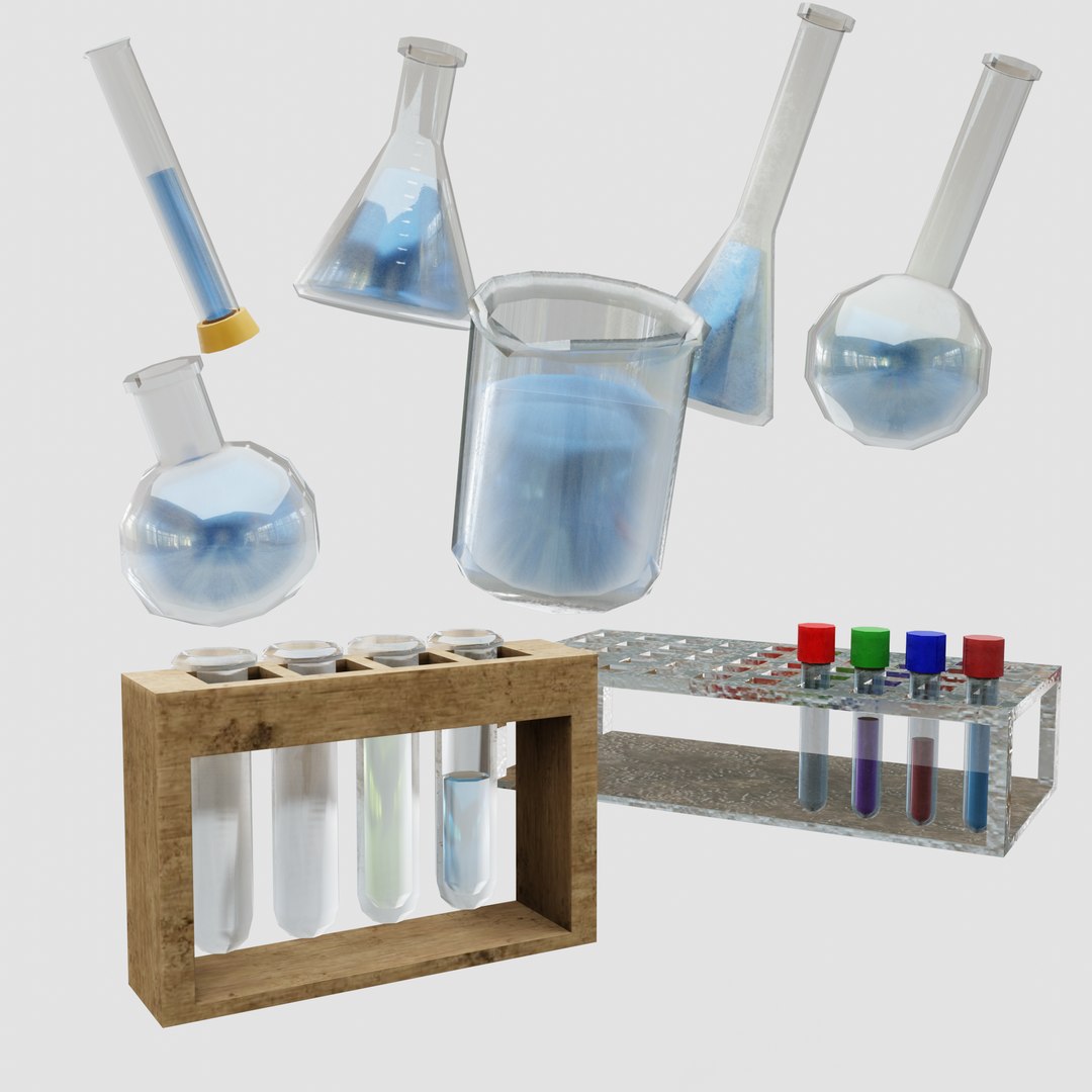 Post-apocalyptic laboratory objects pack 3D model - TurboSquid 1628102