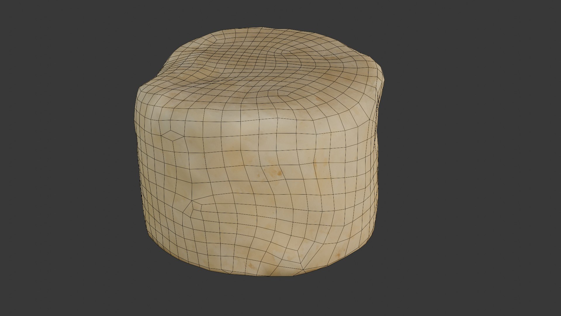 3D 3D Scan Of A Round Cheese Wheel Model - TurboSquid 2408773