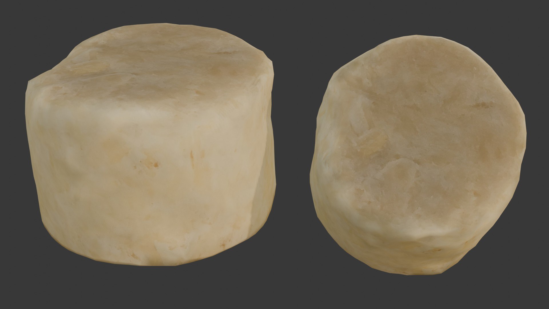 3D 3D Scan Of A Round Cheese Wheel Model - TurboSquid 2408773