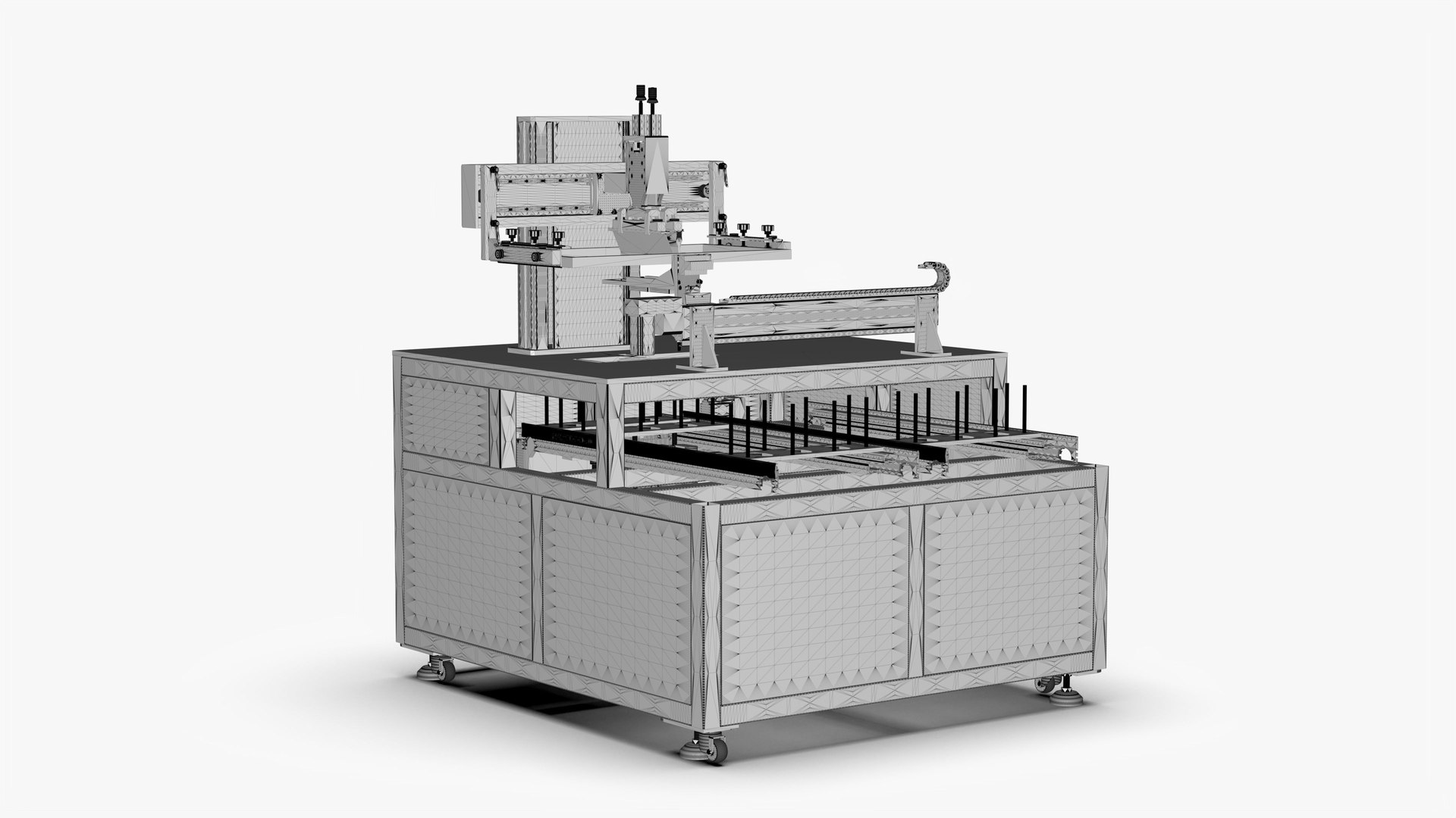 3D Automatic Screen Printing Equipment - TurboSquid 2020609