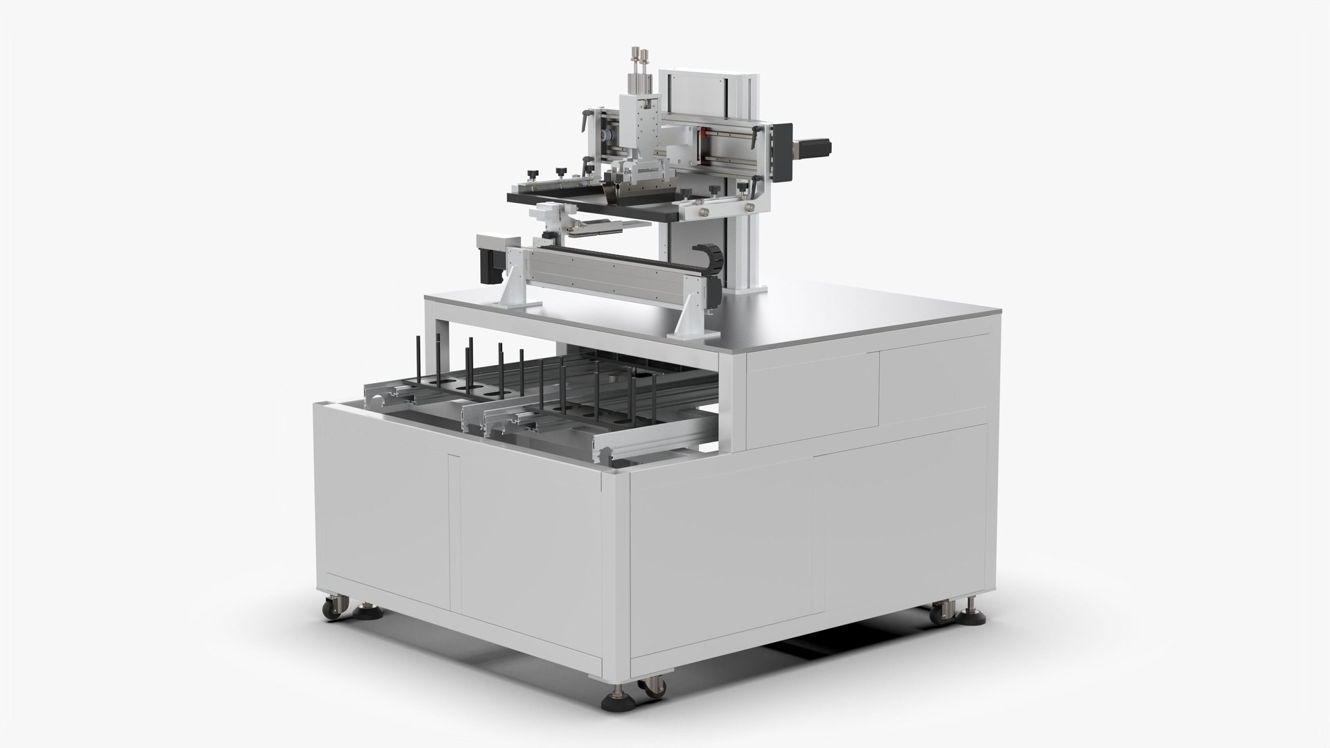 3D Automatic Screen Printing Equipment - TurboSquid 2020609