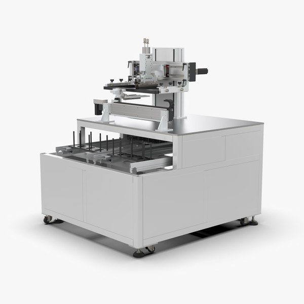 3D Automatic Screen Printing Equipment - TurboSquid 2020609