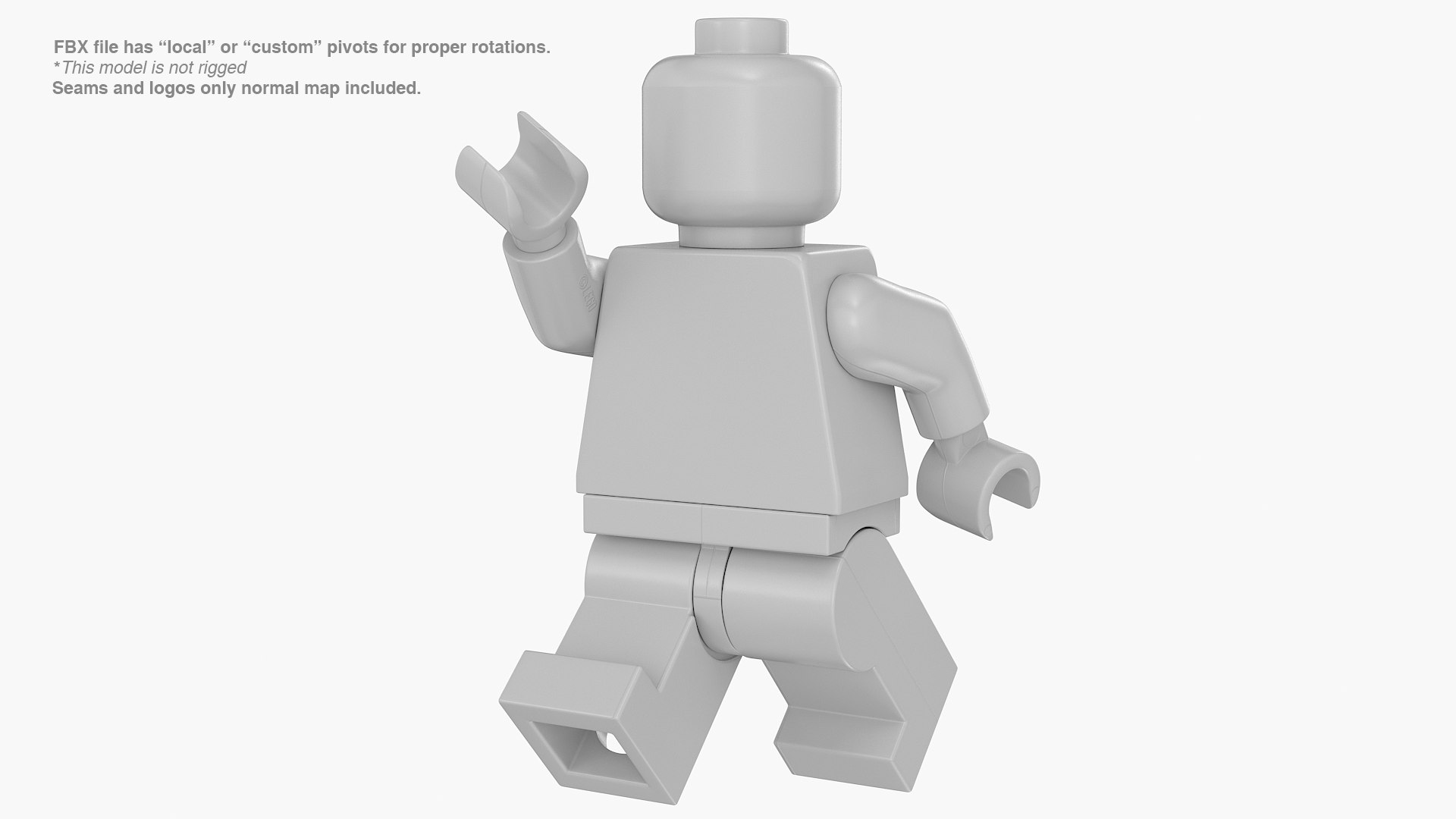 3D Lego Minifig Female 3 - TurboSquid 2203435