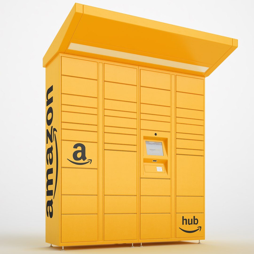 3D amazon delivery lockers - TurboSquid 1439207