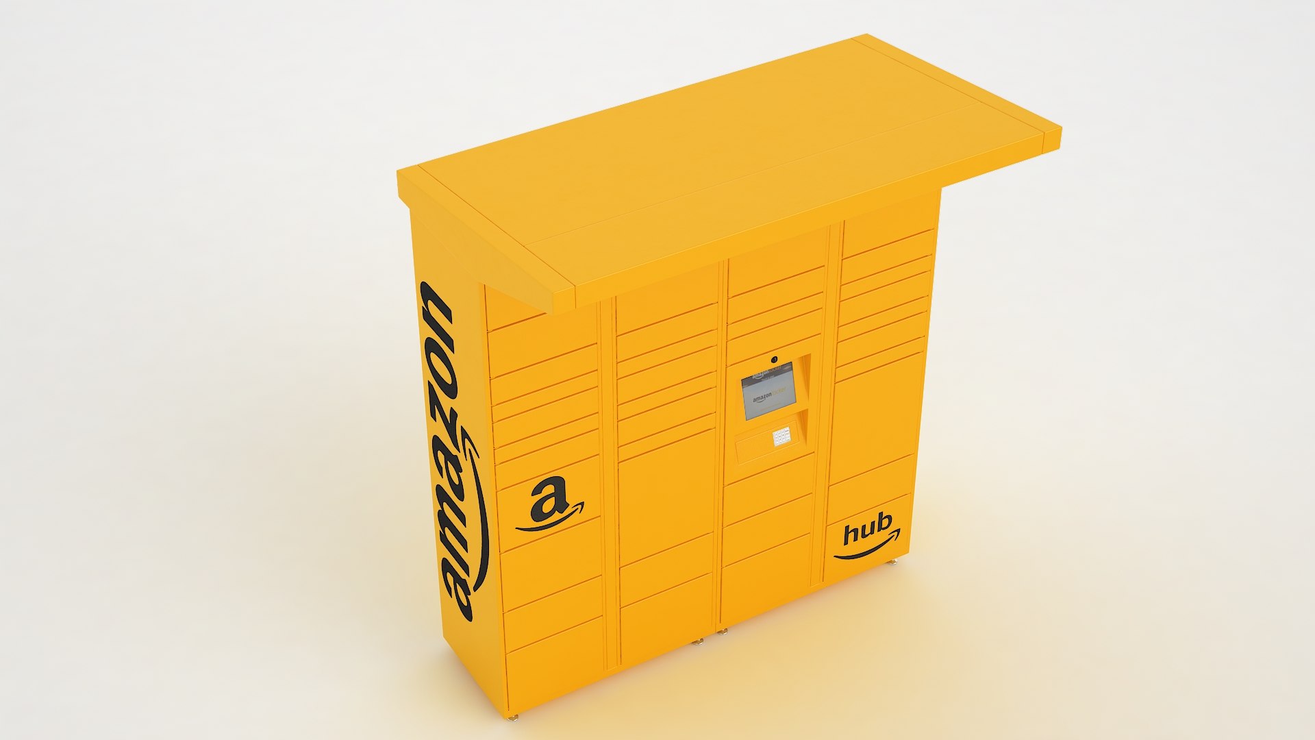 3D Amazon Delivery Lockers - TurboSquid 1439207