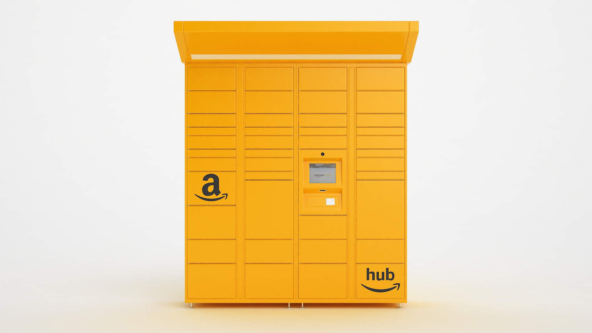 3D Amazon Delivery Lockers - TurboSquid 1439207