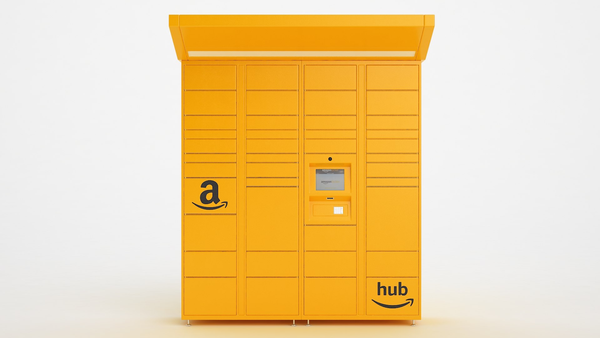 3D Amazon Delivery Lockers - TurboSquid 1439207