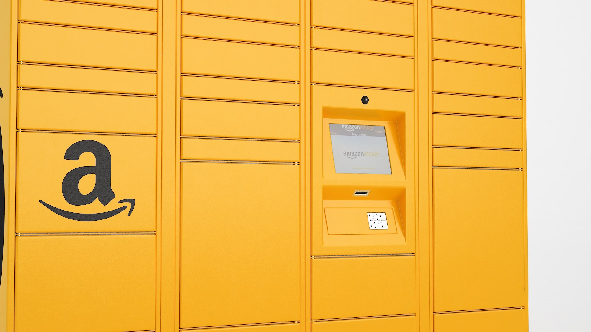 3D Amazon Delivery Lockers - TurboSquid 1439207
