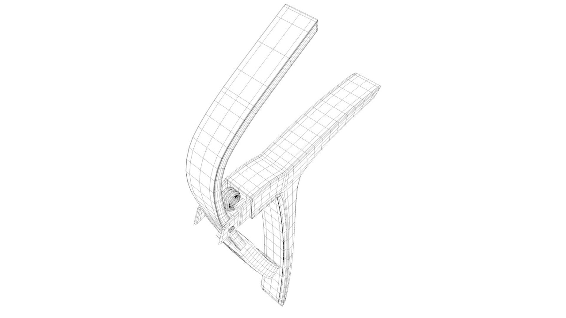 3D Guitar Capo - TurboSquid 1542096